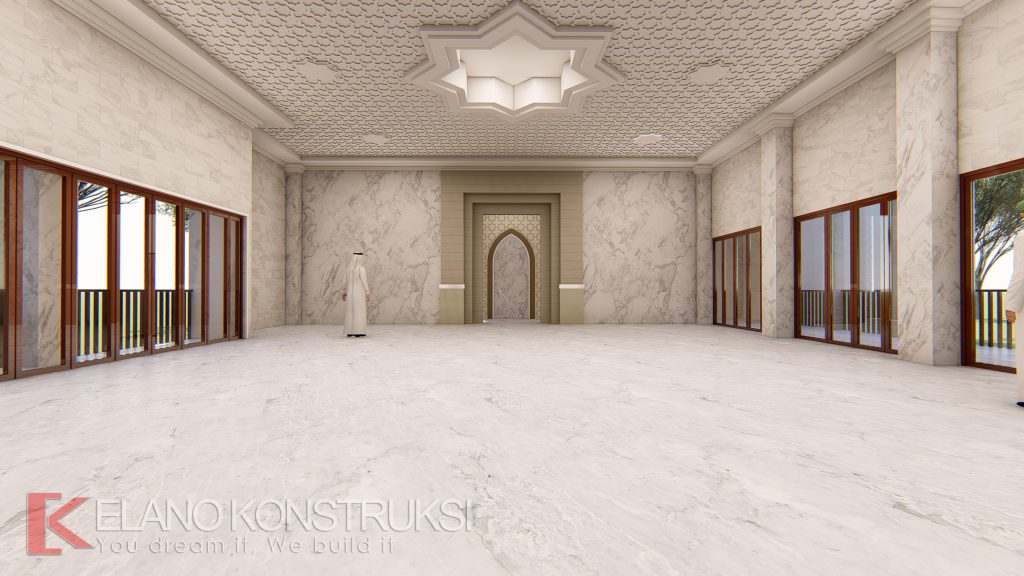 Desain Masjid Orchid Jakarta Ukuran 17.5 X 22 M | ELANO KONSTRUKSI