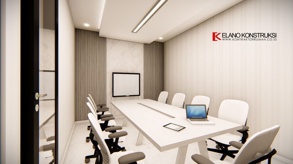 Desain Interior Kantor SCBD Jakarta Tema Minimalis Modern Ukuran 11 X ...