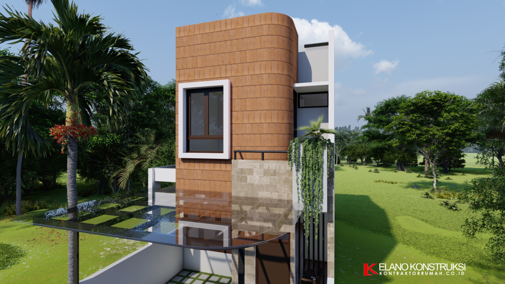 Desain Rumah Minimalis Modern Bapak Haryanto Jakarta 5,5 X 15,5 M ...