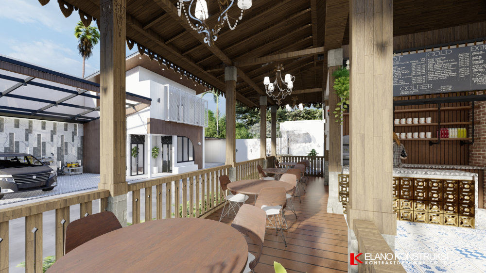 Desain Interior Resto Tradisional Bapak Randy Jakarta 9 X 11 M | ELANO ...