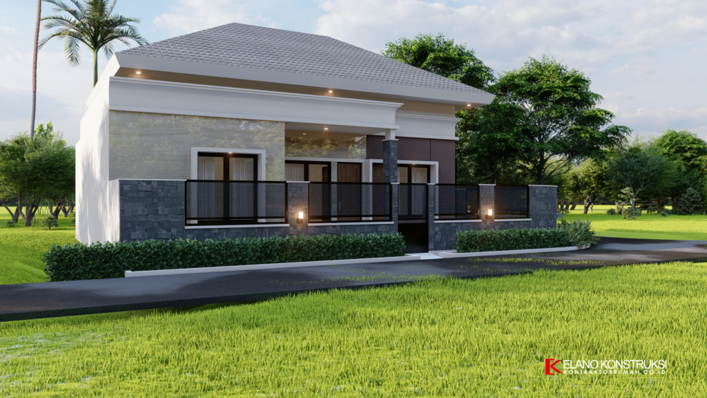 Desain Rumah Tropis Modern Bapak Paska 3 Jakarta 13 X 14 M | ELANO ...