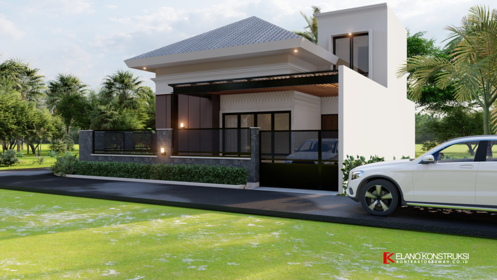 Desain Rumah Tropis Modern Bapak Paska 3 Jakarta 13 X 14 M | ELANO ...