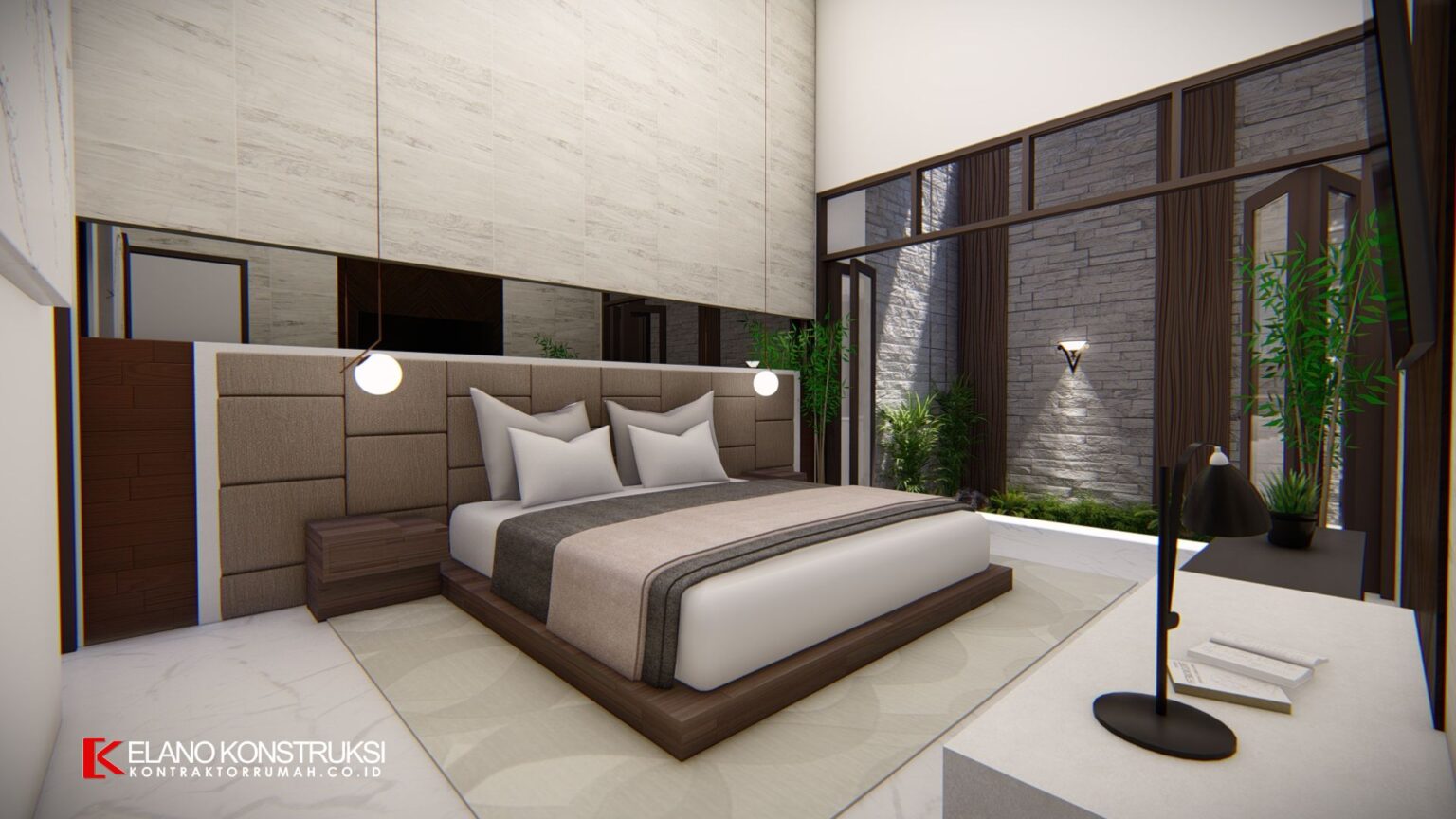 Desain Interior Kos Minimalis Modern Kosan Dan Rumah Ibu Julia Jakarta ...